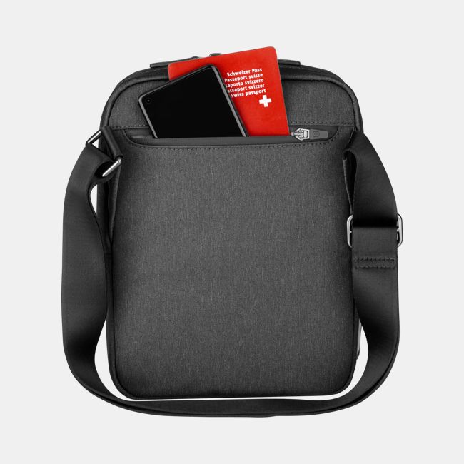Victorinox Architecture Urban2 Crossbody Bag in Grey / Black Victorinox Architecture Urban2 Crossbody Bag in Grey / Black