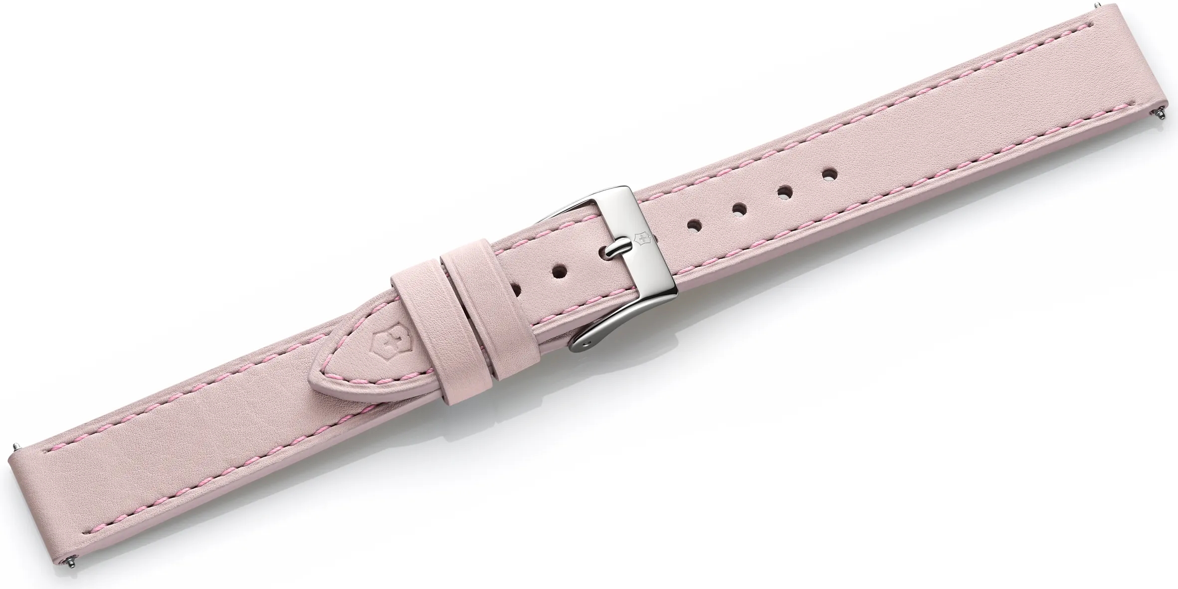 Victorinox Pink leather strap with buckle in Pink leather strap with ...